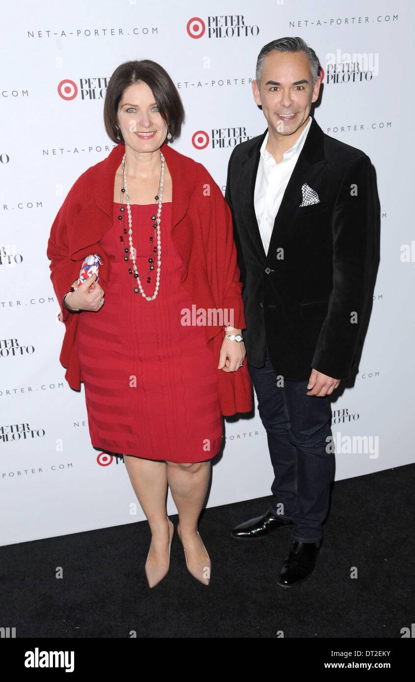 New York, NY, USA. 6th Feb, 2014. Kathee Tesija, Rick Gomez at arrivals ...