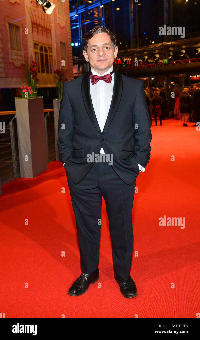 Actor Volker Michalowski arrives at the premiere of The Grand Budapest ...