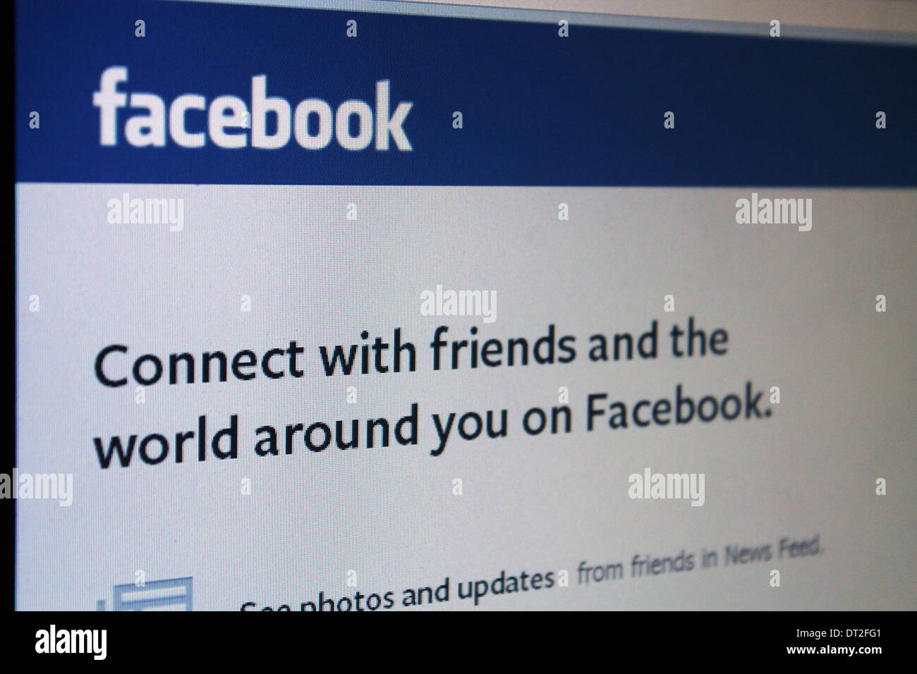 Face book page hi-res stock photography and images - Alamy