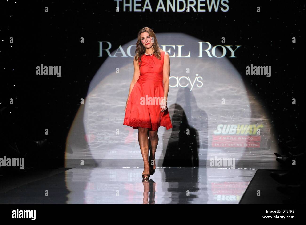 New York, NY, USA. 6th Feb, 2014. Thea Andrews on the runway for The ...