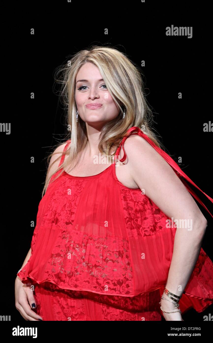 New York, NY, USA. 6th Feb, 2014. Daphne Oz on the runway for The Heart ...