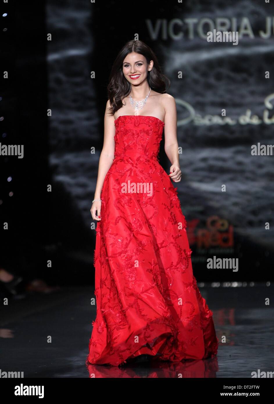 New York, NY, USA. 6th Feb, 2014. Victoria Justice on the runway for ...