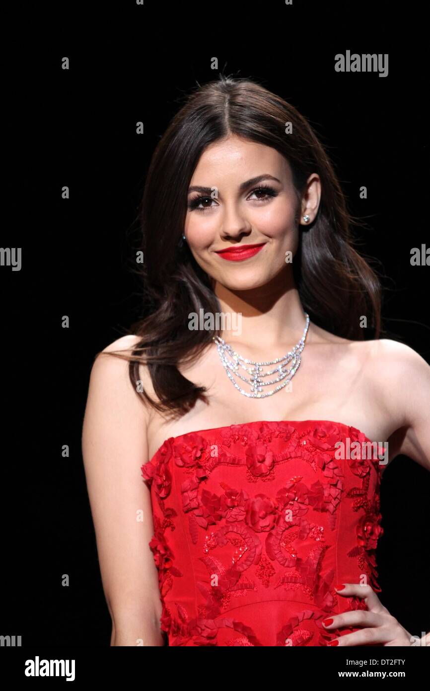 New York, NY, USA. 6th Feb, 2014. Victoria Justice on the runway for ...