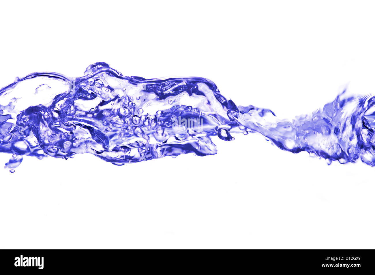 water splashes - blowing spray Stock Photo - Alamy