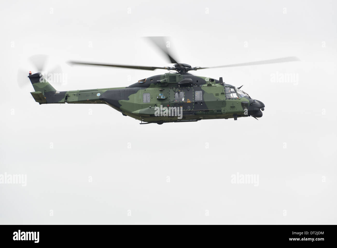 Finnish Air Force NH90 from NH INdustries displays at RAF Fairford ...