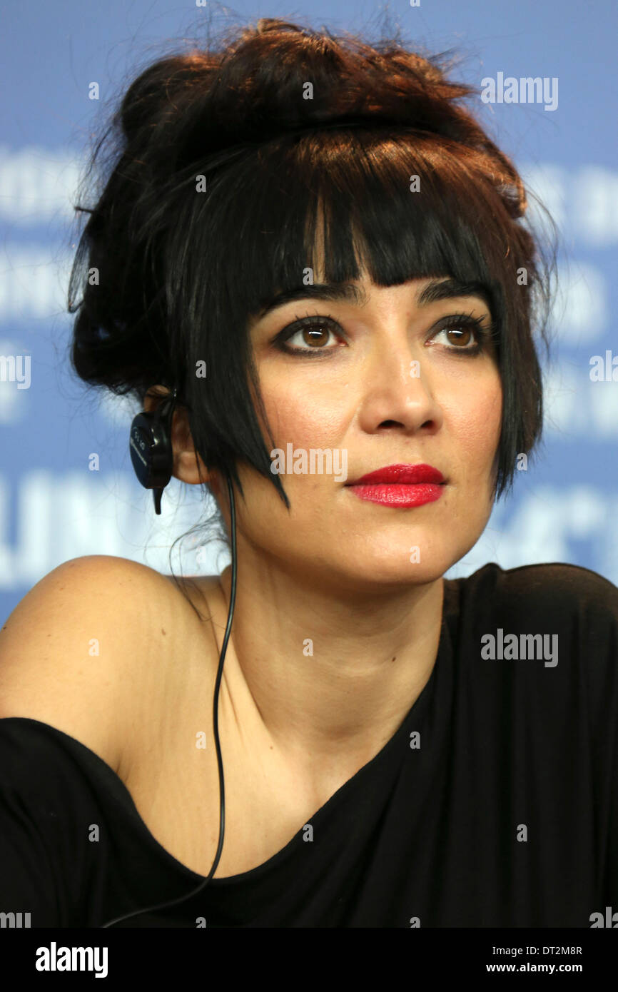Mitra Farahani during the jury press conference at the 64th Berlin ...