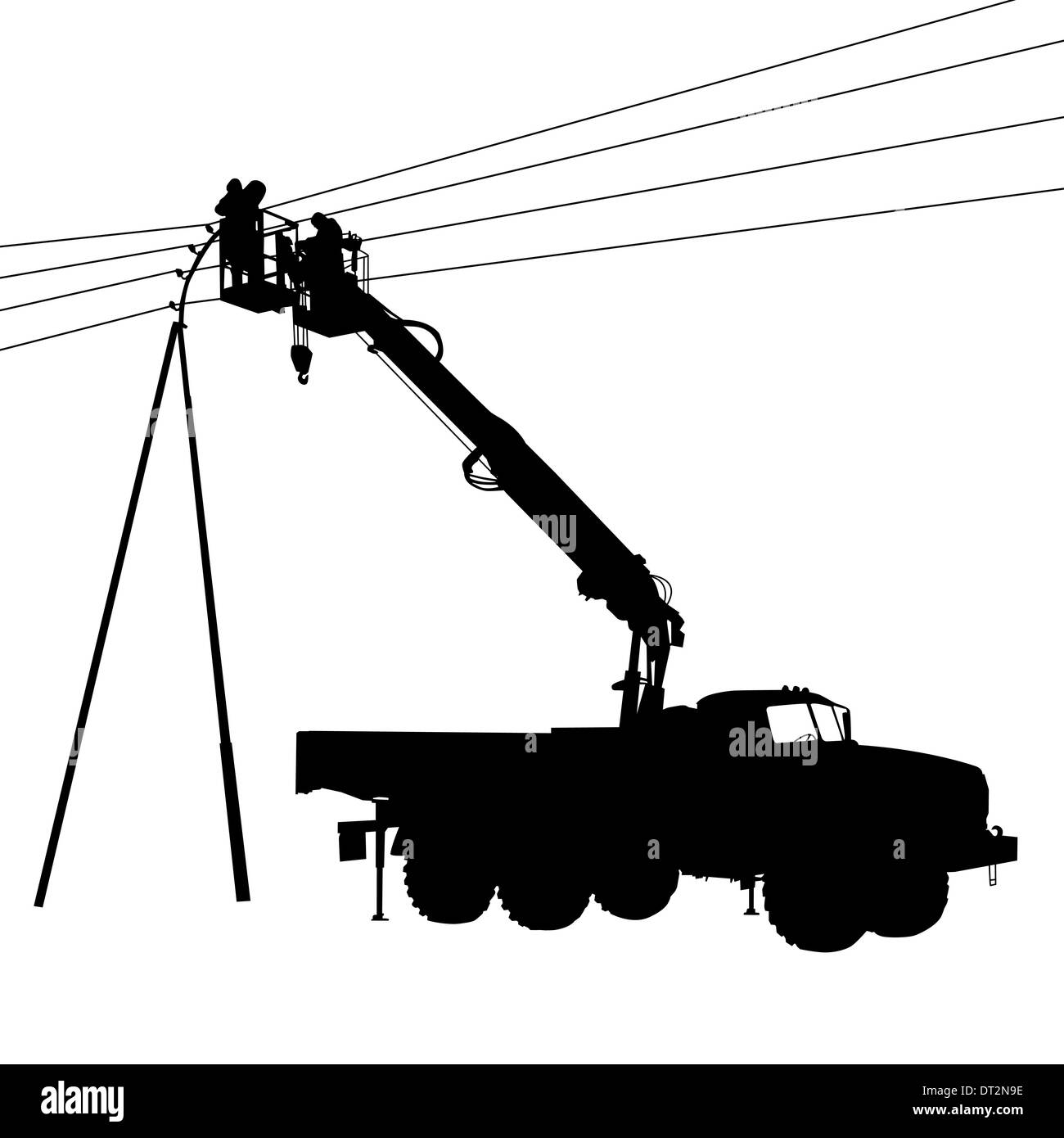 Electrician making repairs power hi-res stock photography and images ...