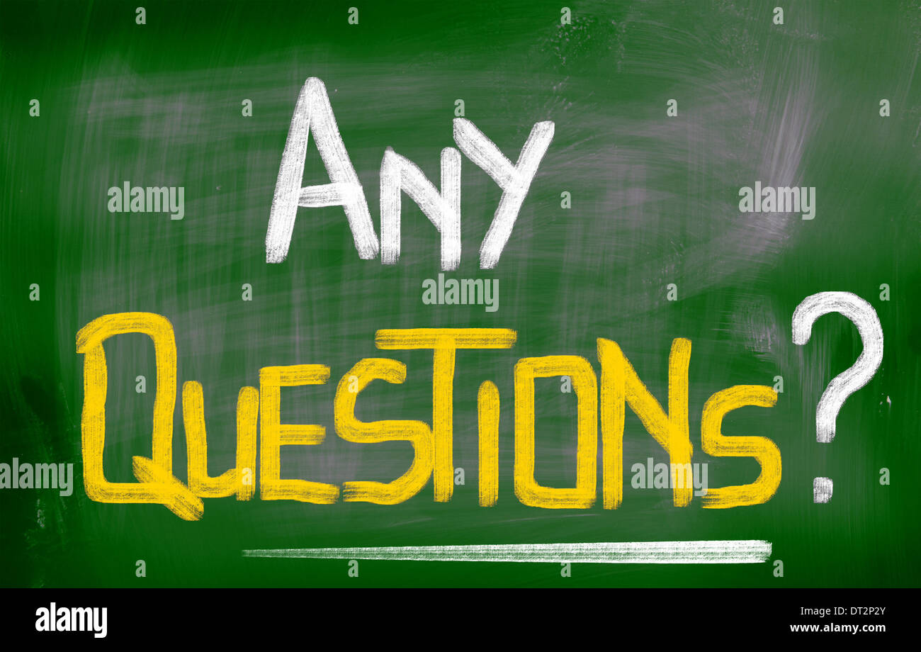 Any Questions Concept Stock Photo - Alamy