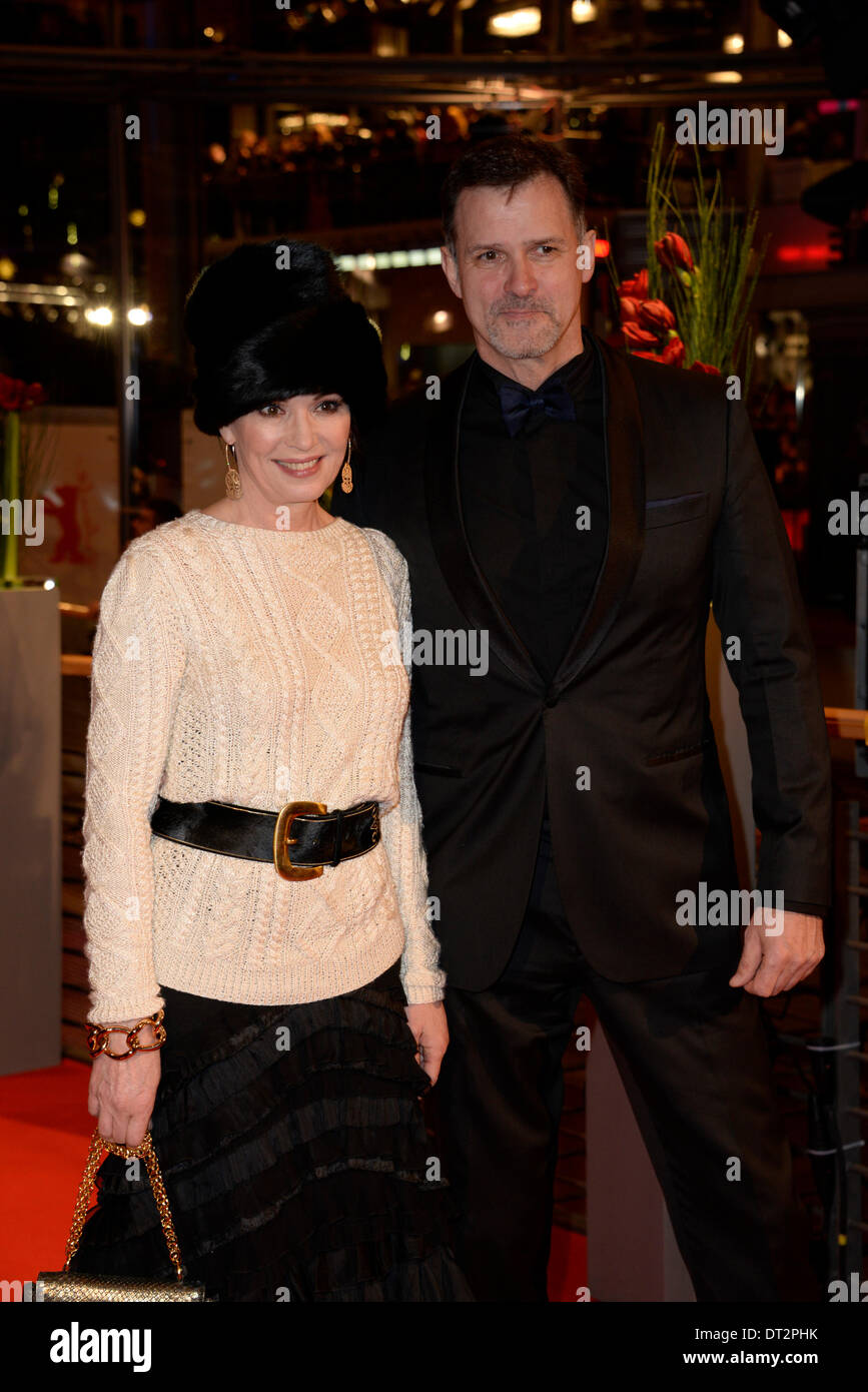 Iris Berben und Heiko Kiesow attending the 'The Grand Budapest Hotel ...