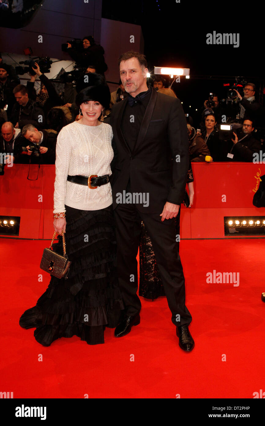 Iris Berben and Heiko Kiesow attending the 'The Grand Budapest Hotel ...