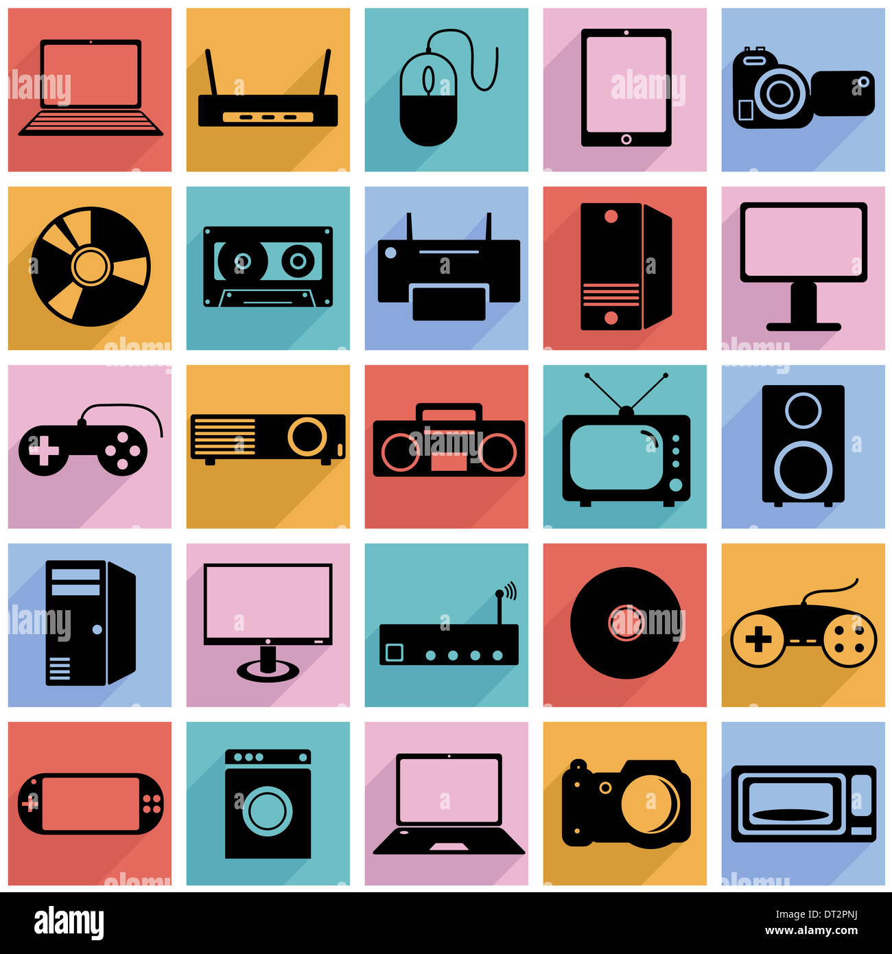 Electronic devices symbols hi-res stock photography and images - Alamy