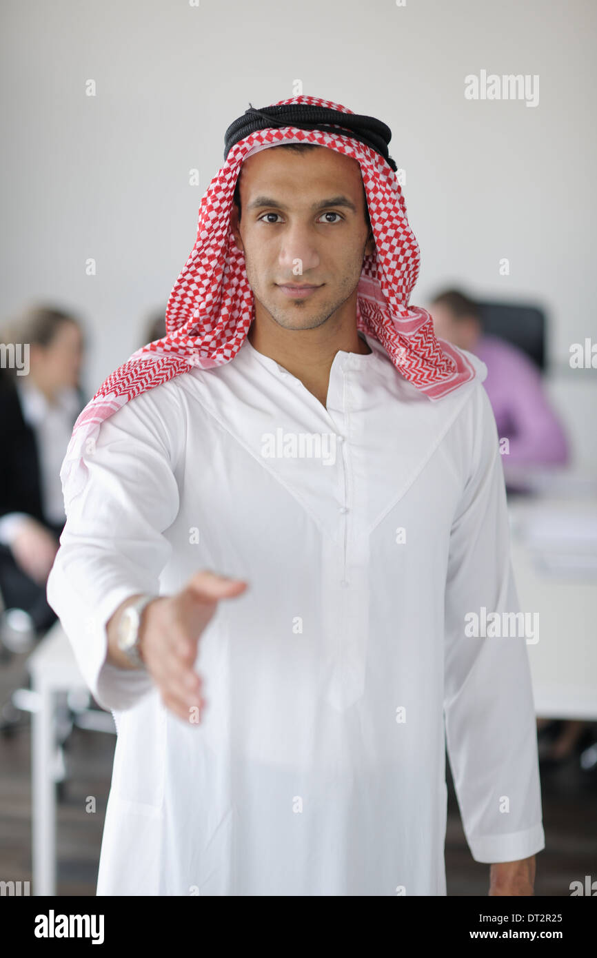 Arabic business man at meeting Stock Photo - Alamy