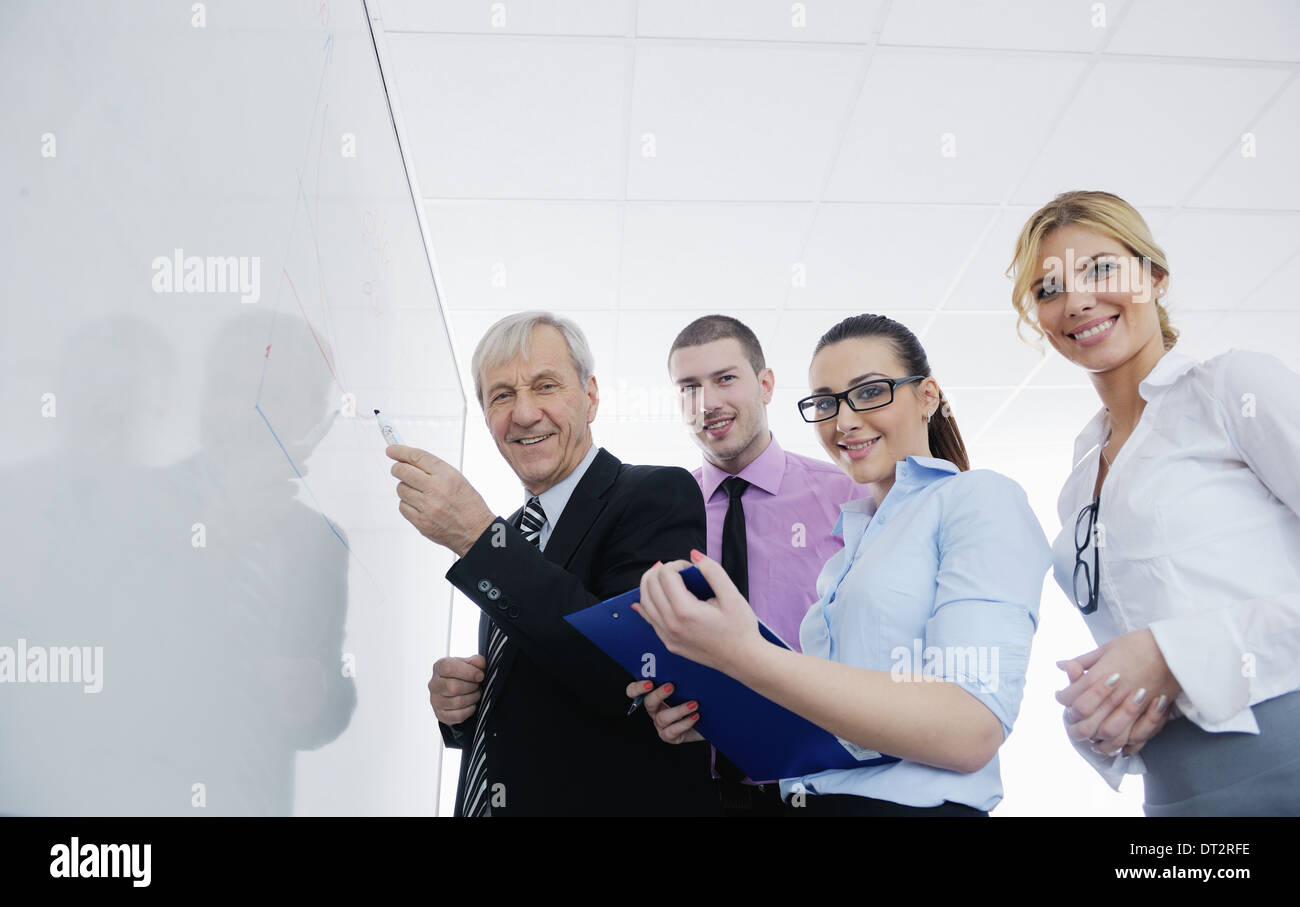 Senior business man giving a presentation Stock Photo - Alamy