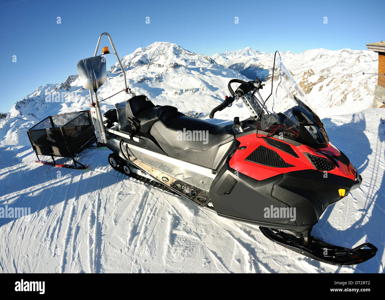 snow sledge mobile Stock Photo - Alamy