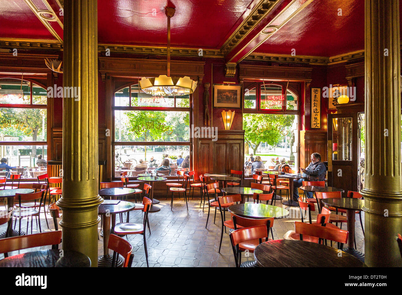 Interior of Cafe Brant Strasbourg Alsace France Stock Photo - Alamy