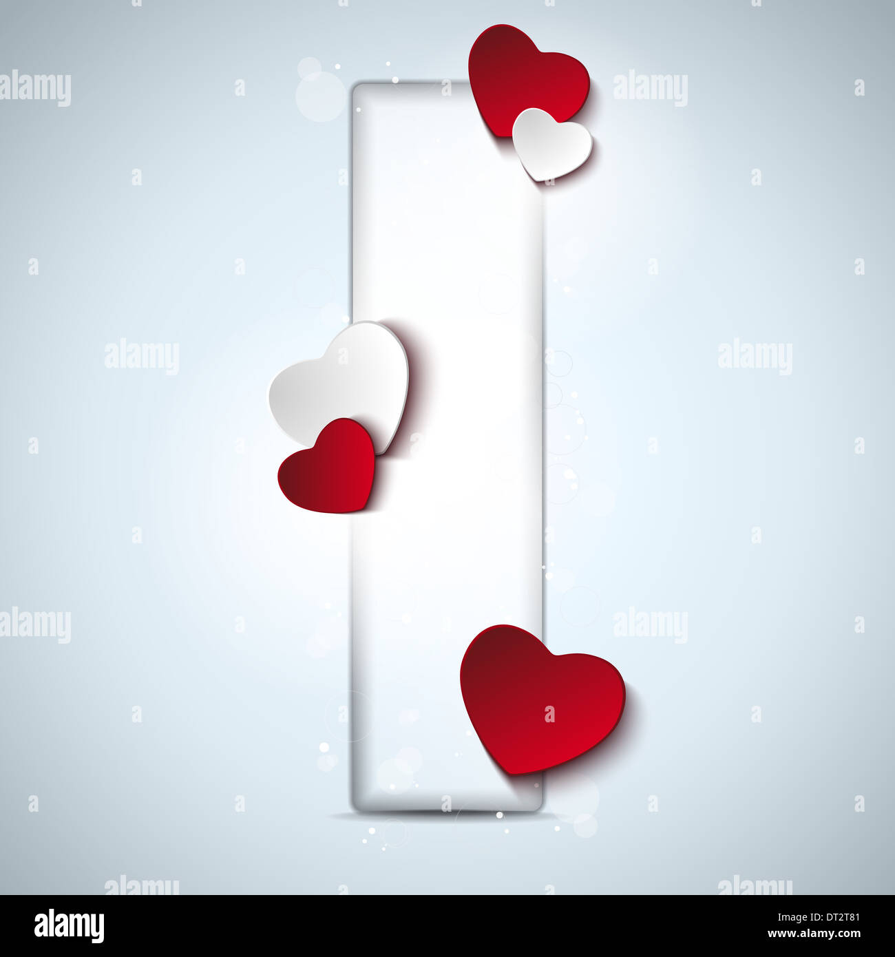 Vector - Alphabet Letters With Red Heart Valentine Day Stock Photo - Alamy