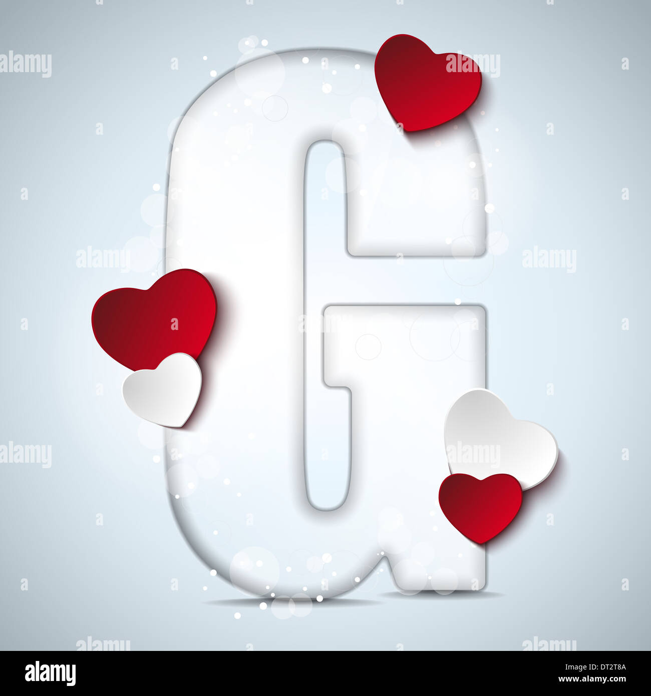 G heart vector hi-res stock photography and images - Alamy