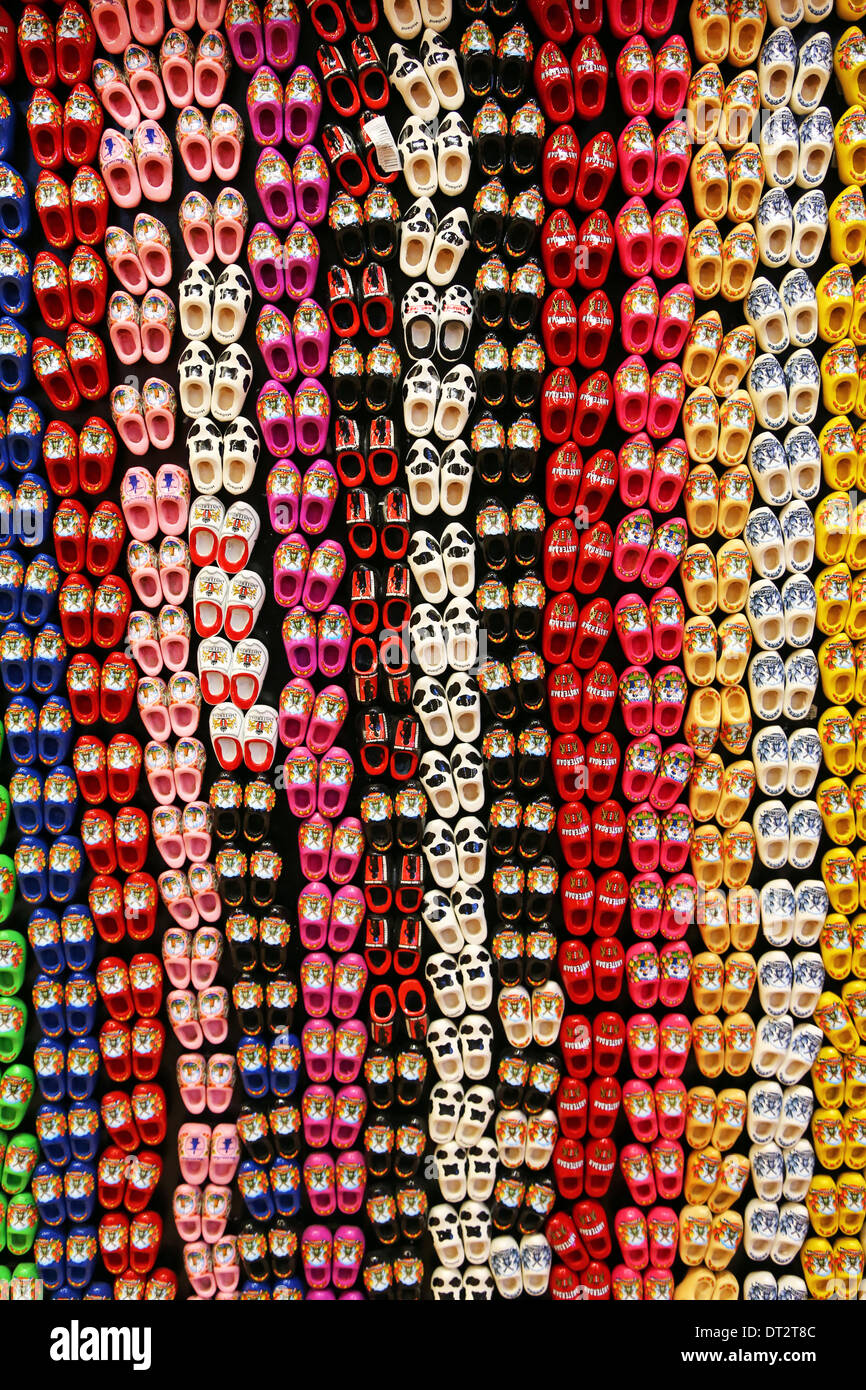 Traditional Dutch clogs fridge magnet souvenirs for tourists at the ...