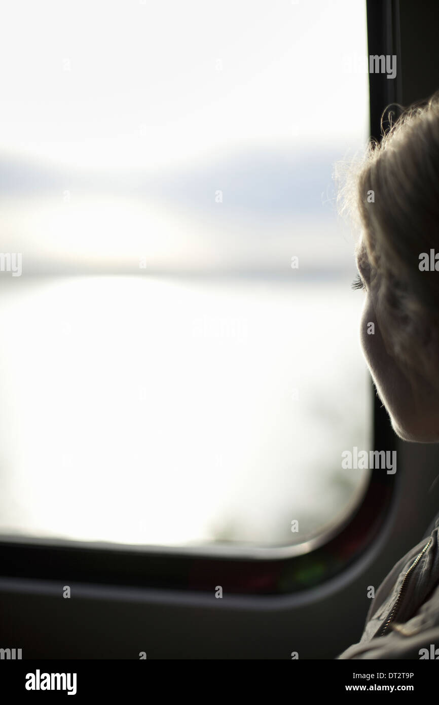 Train window hi-res stock photography and images - Alamy