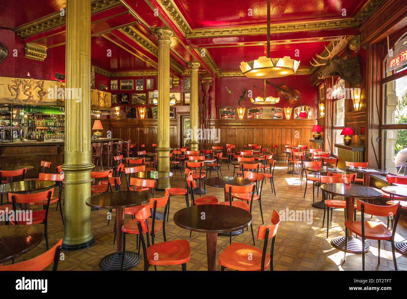 Cafes interior interiors insides indoor indoors hi-res stock ...