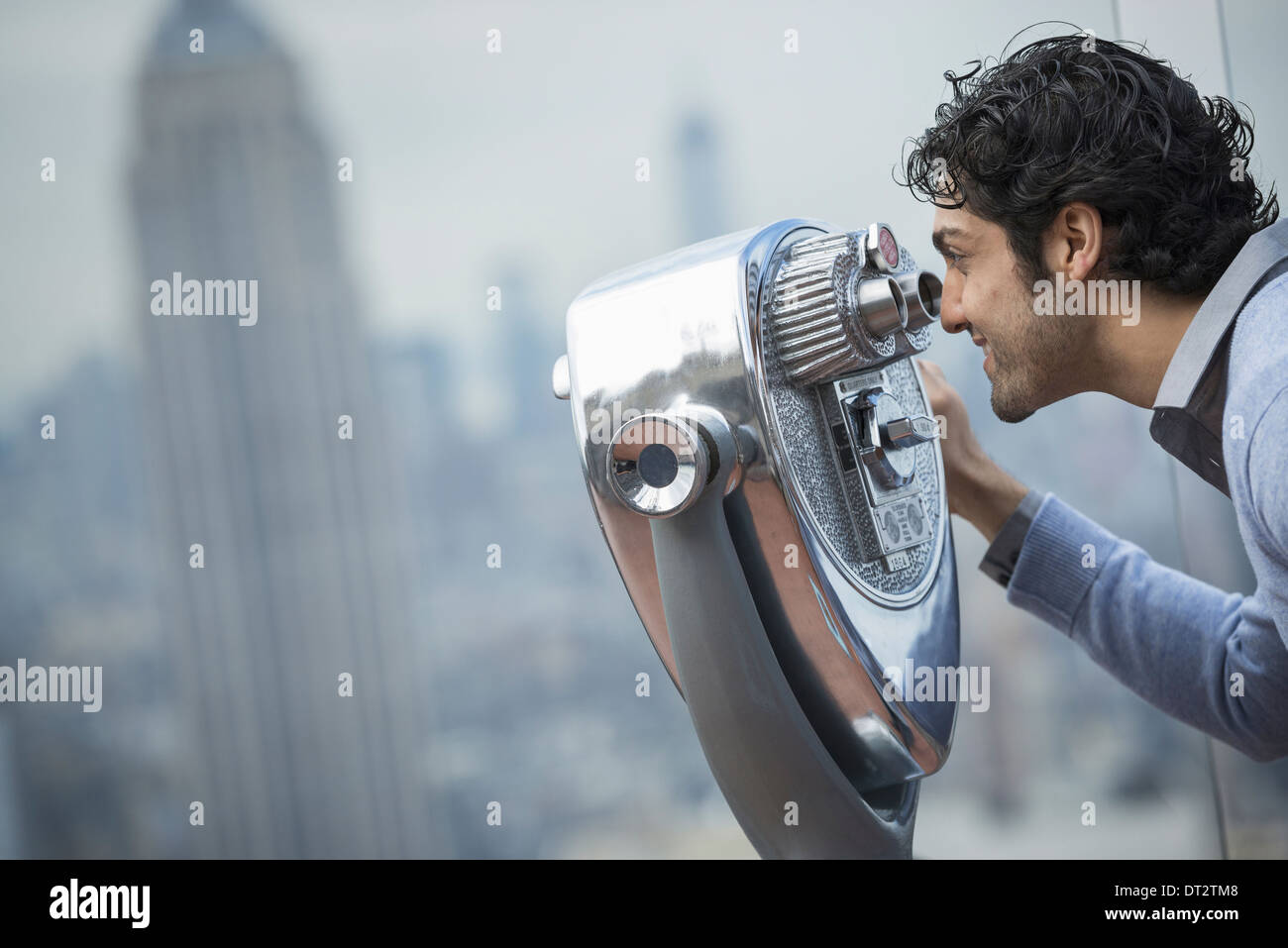 Man Overlooking City High Resolution Stock Photography and Images - Alamy