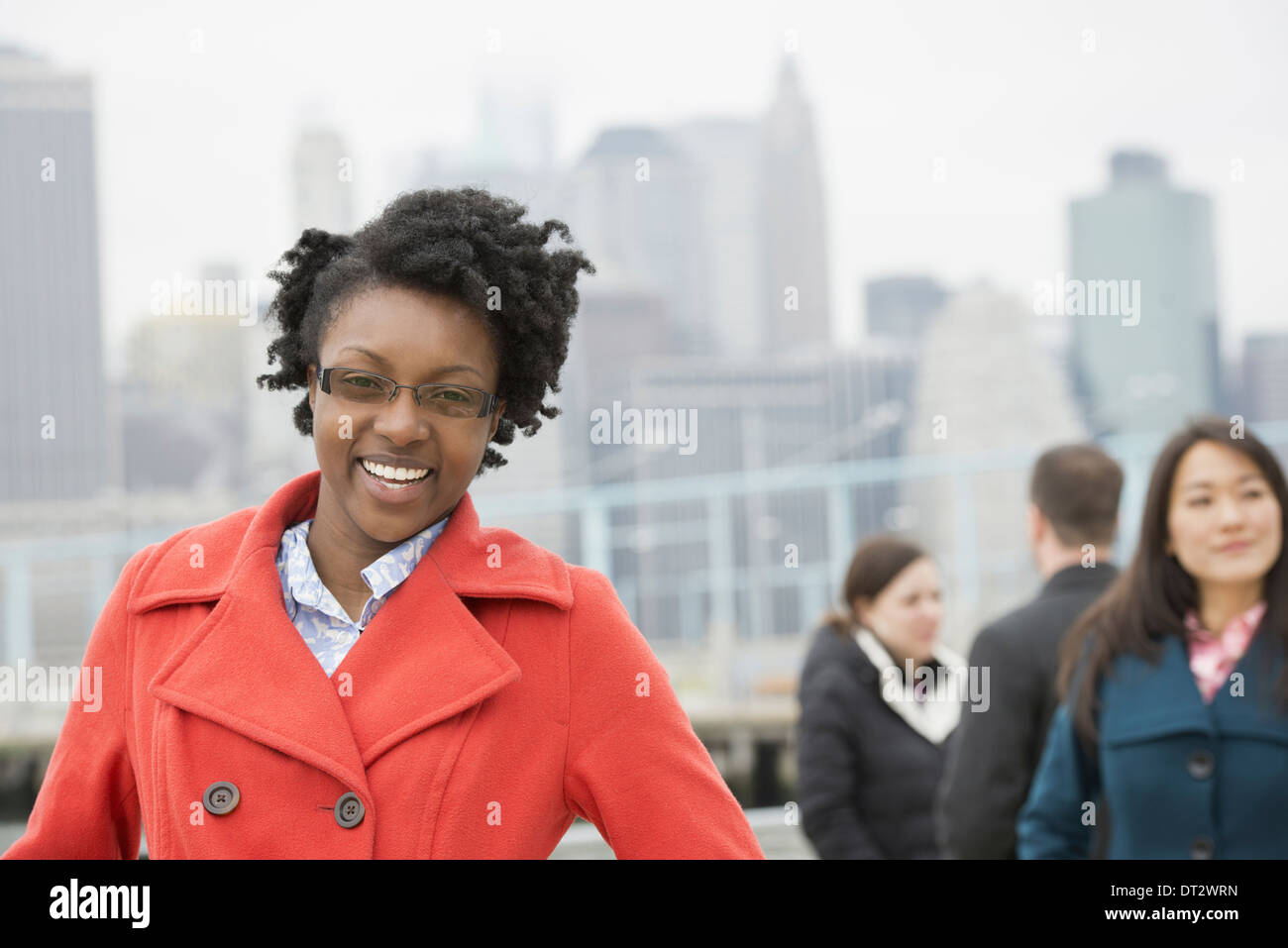 Two people facing hi-res stock photography and images - Alamy