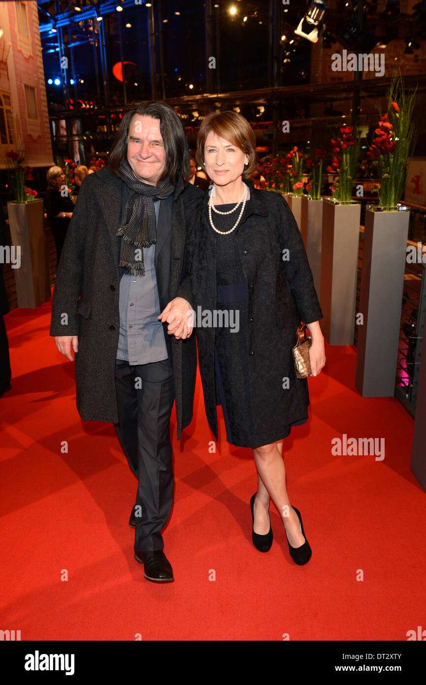 Berlin, Germany. 06th Feb, 2014. Actor Wolfgang Krause Zwieback and his ...