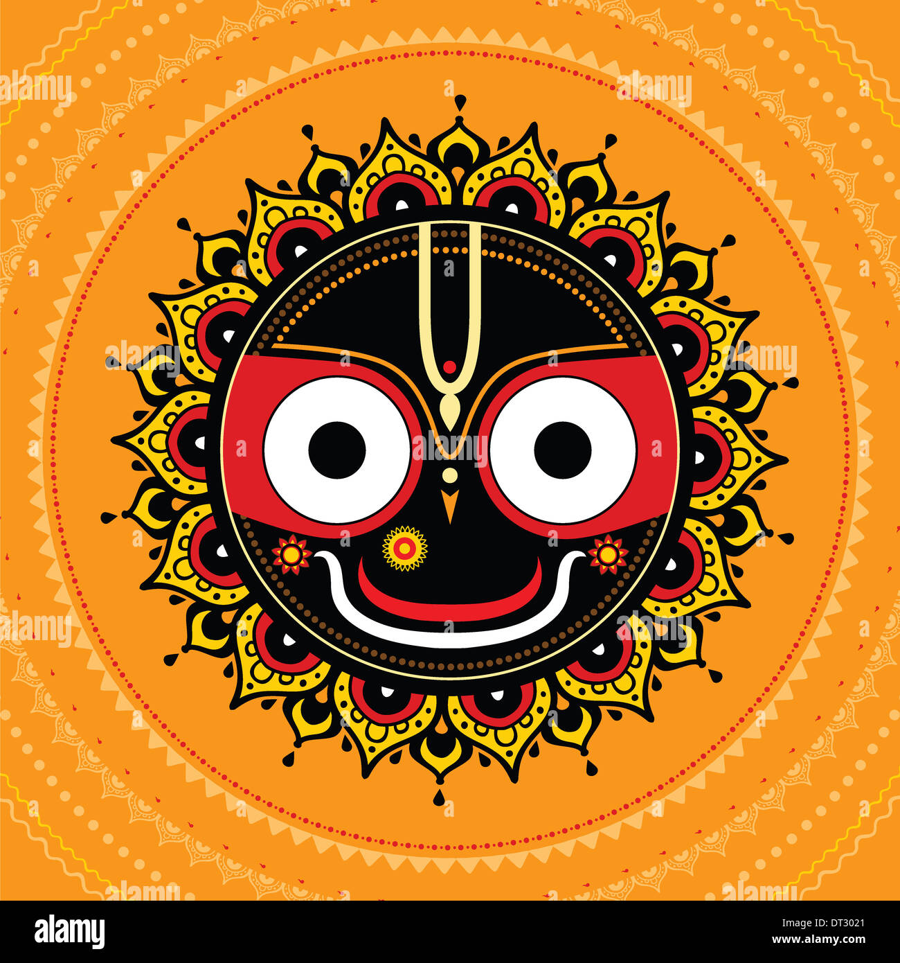 Jagannath. Indian God of the Universe Stock Photo - Alamy