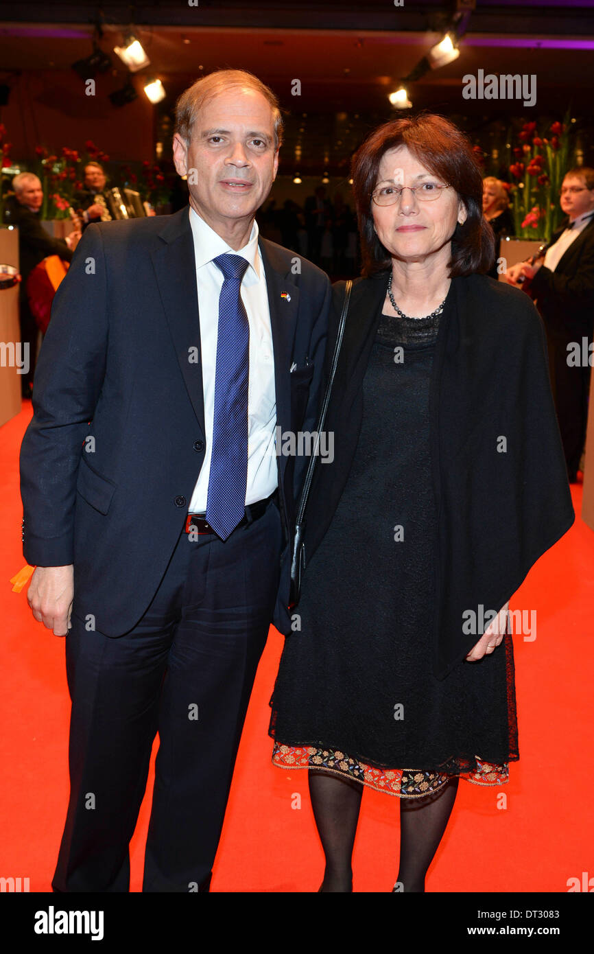 Berlin Germany 6th February 2014 Yakov Hadas Handelsman And Wife Ida