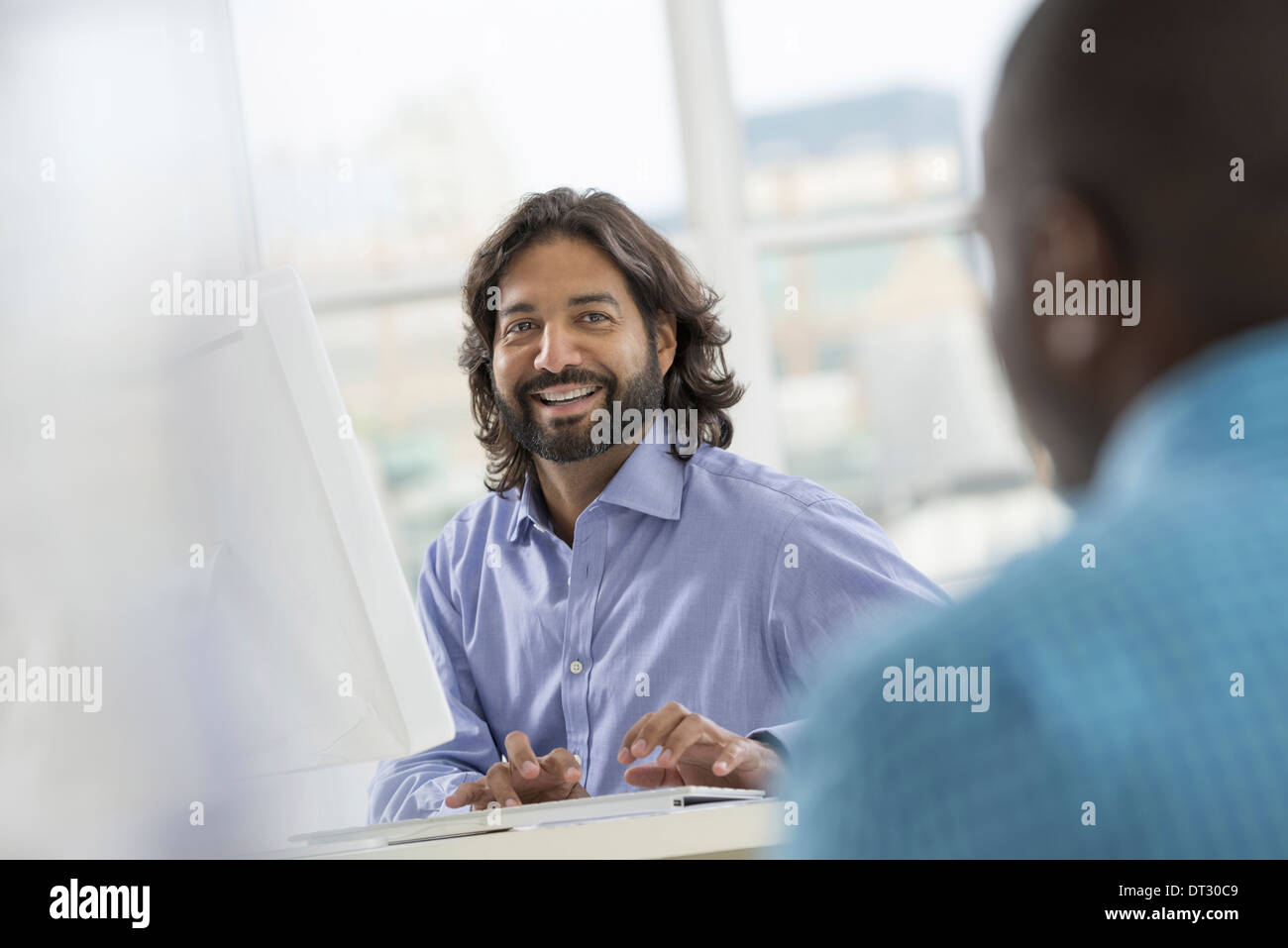 Interview Two People African American Stock Photos & Interview Two ...