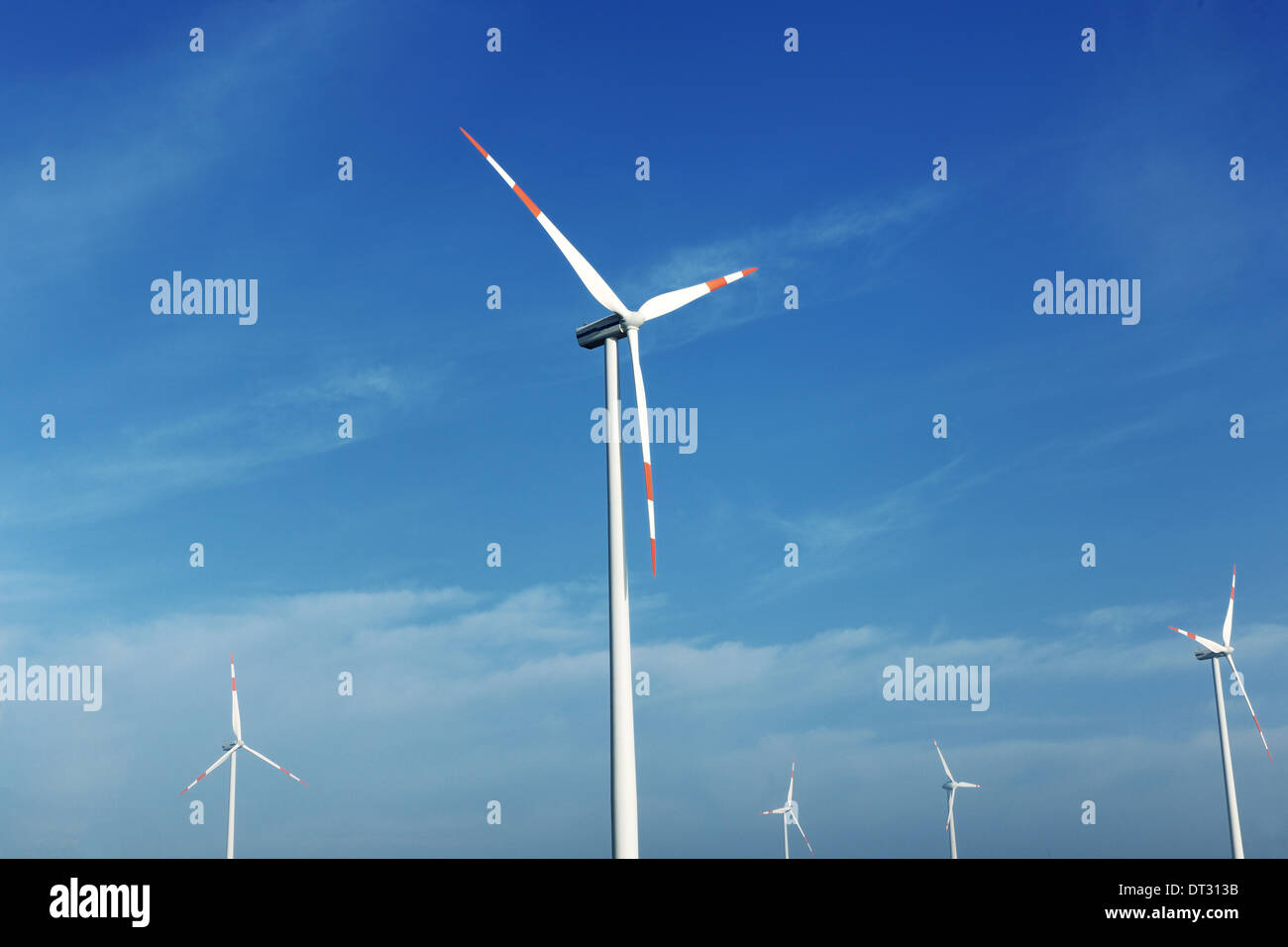 wind turbine generating eco electricity Stock Photo - Alamy