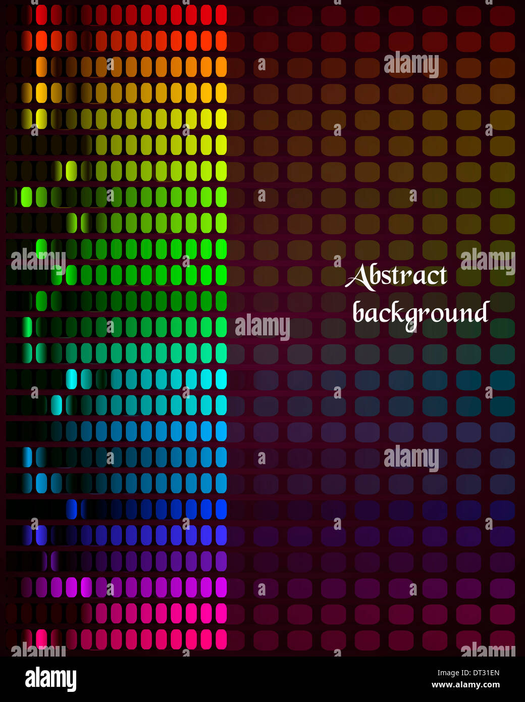 Rainbow Equalizer on dark background Stock Photo - Alamy