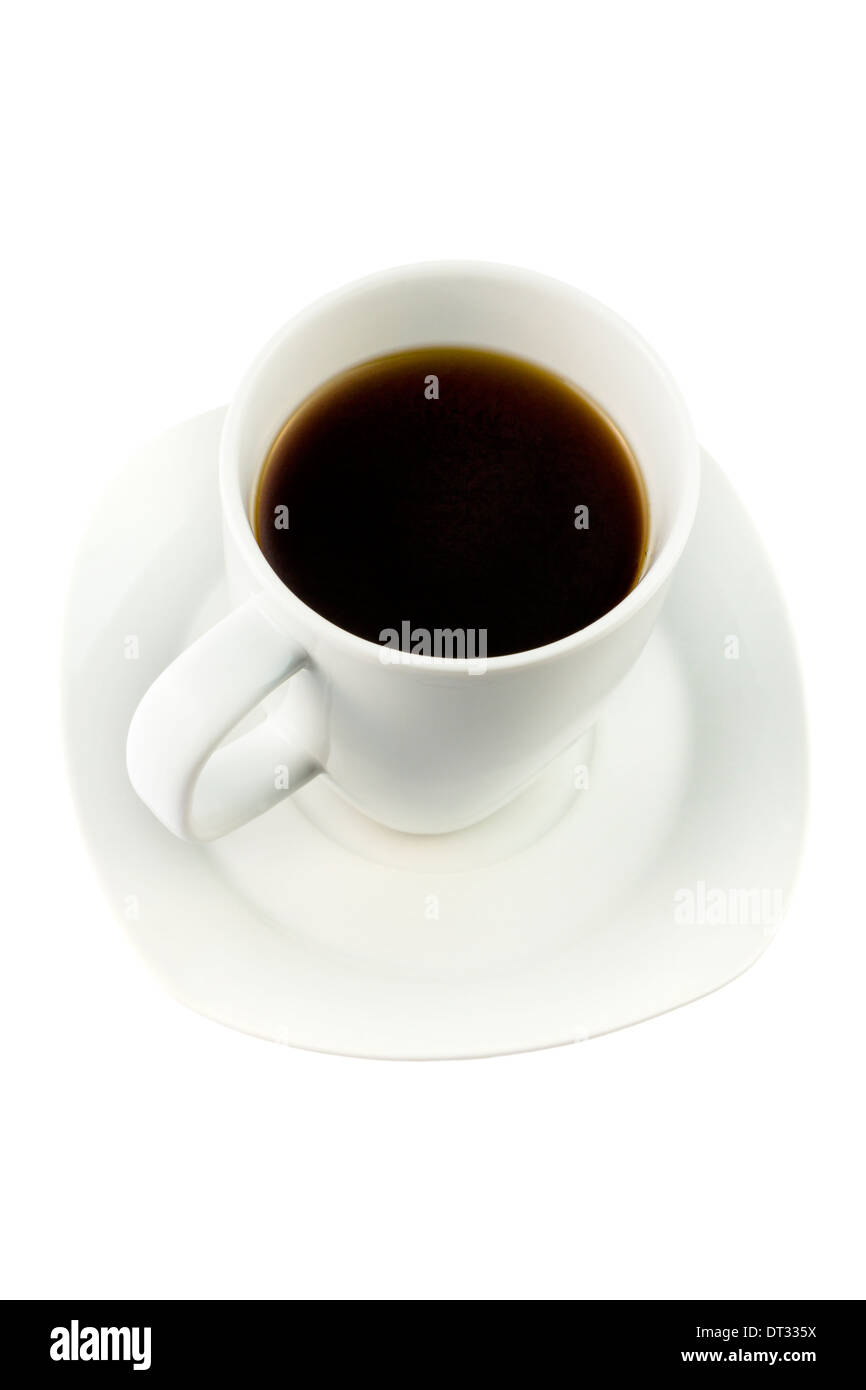 Cop of Coffee isolated on white background Stock Photo - Alamy