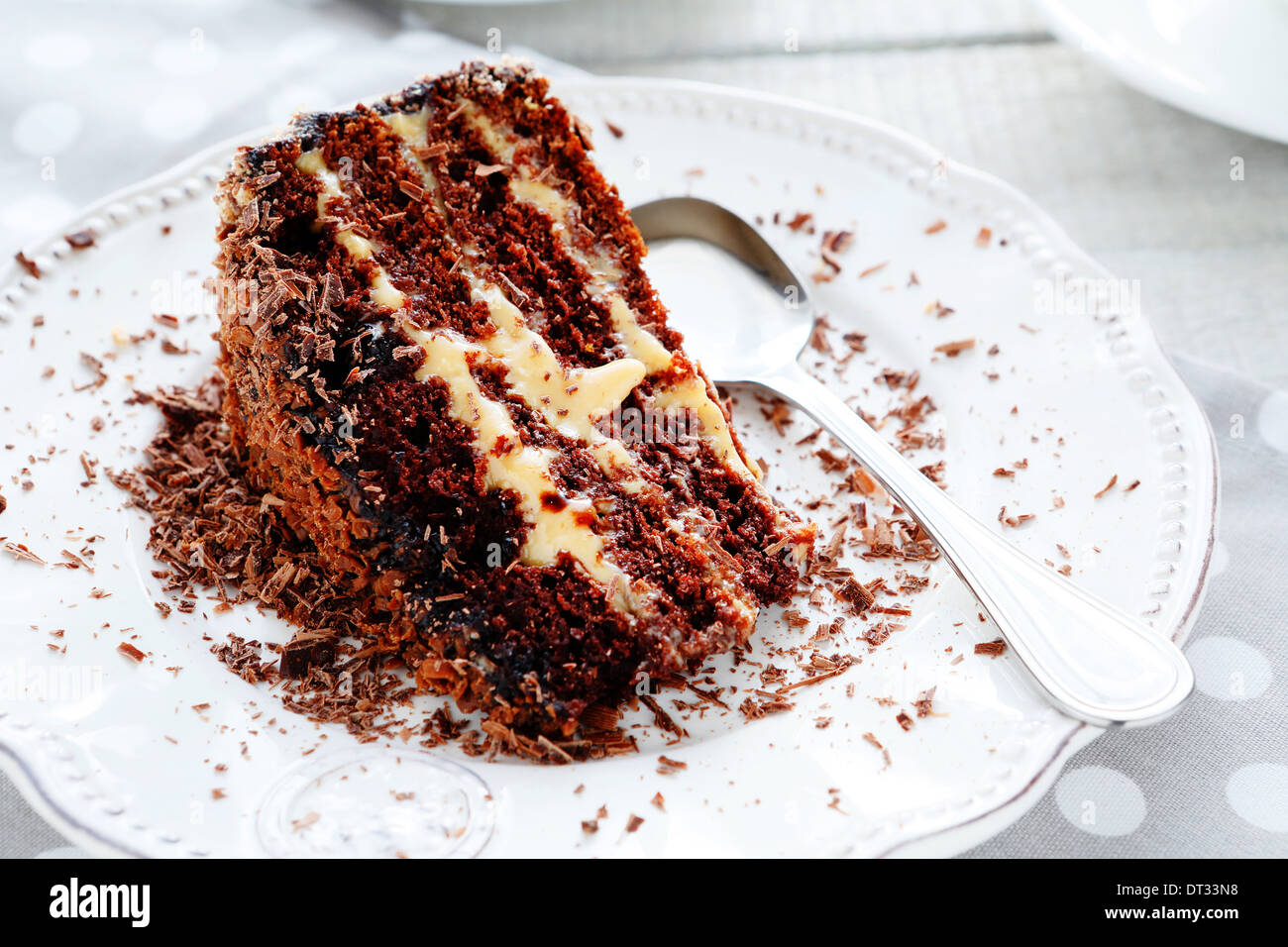 Piece cake condensed milk hi-res stock photography and images - Alamy