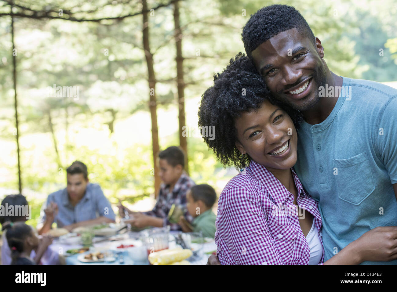 A couple hugging each other Stock Photo - Alamy
