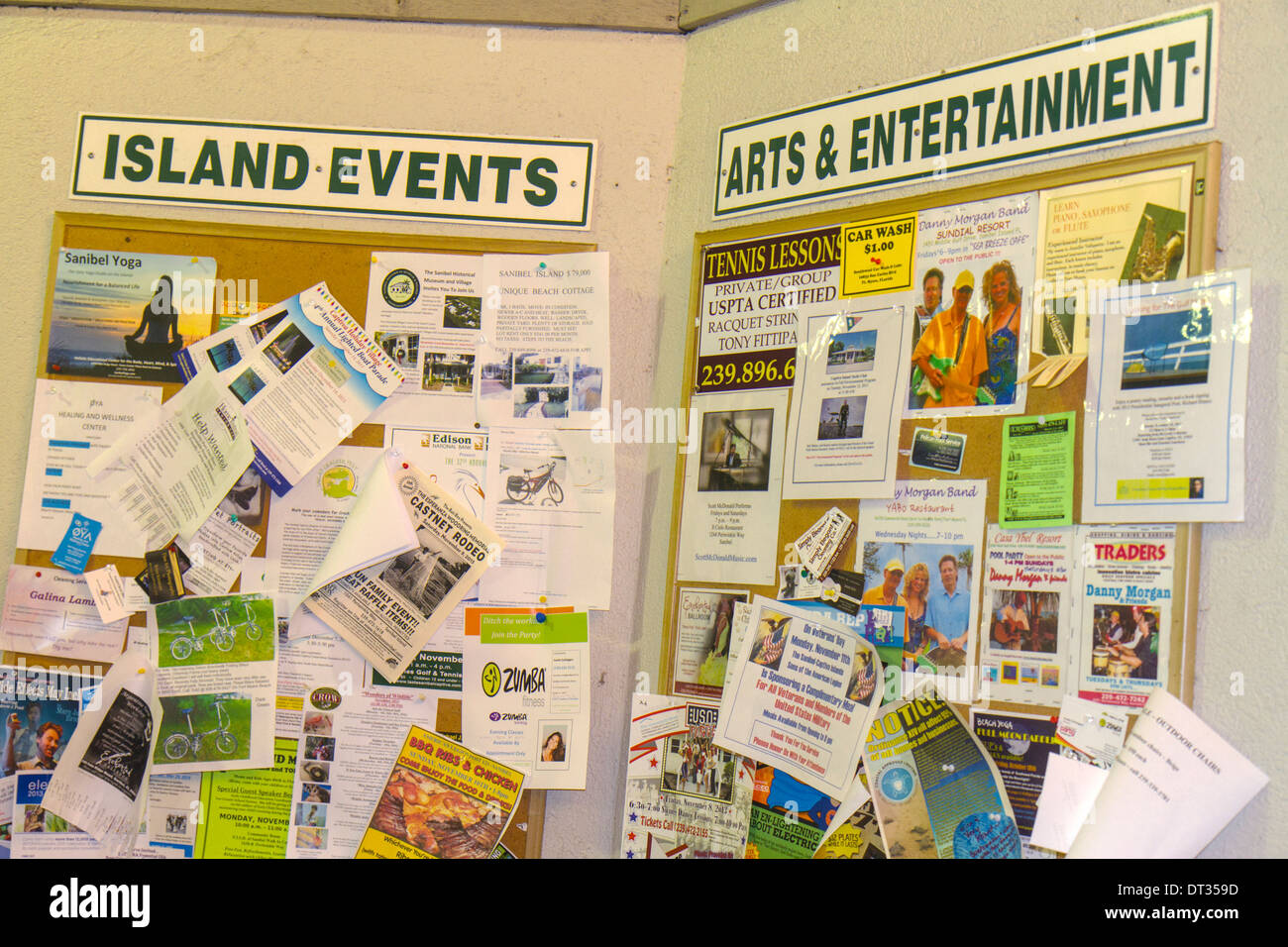 Community bulletin board cafe in hi-res stock photography and images ...