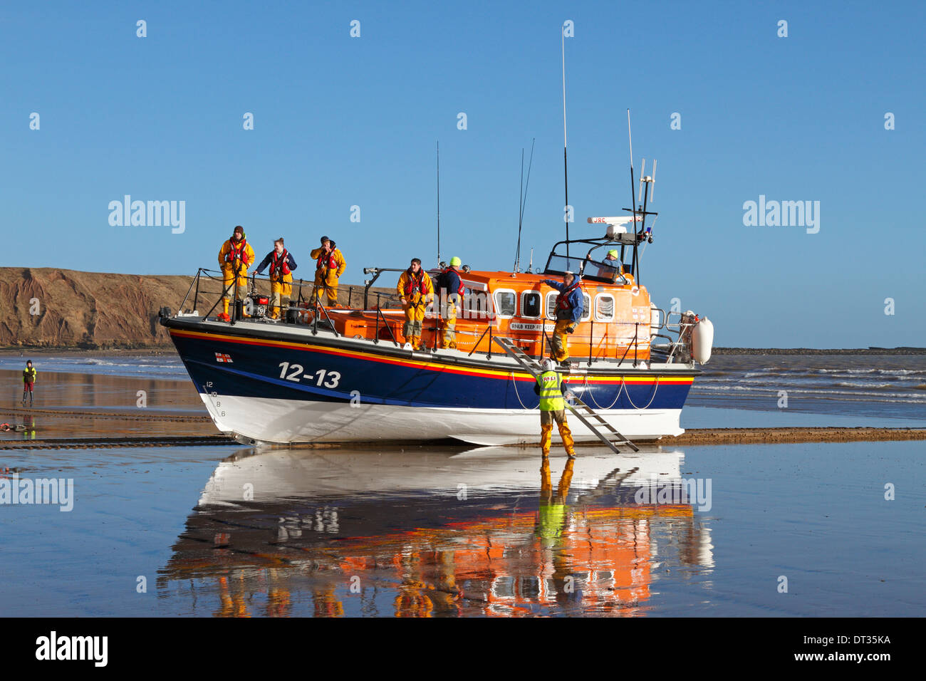 Filey lifeboat hi-res stock photography and images - Alamy