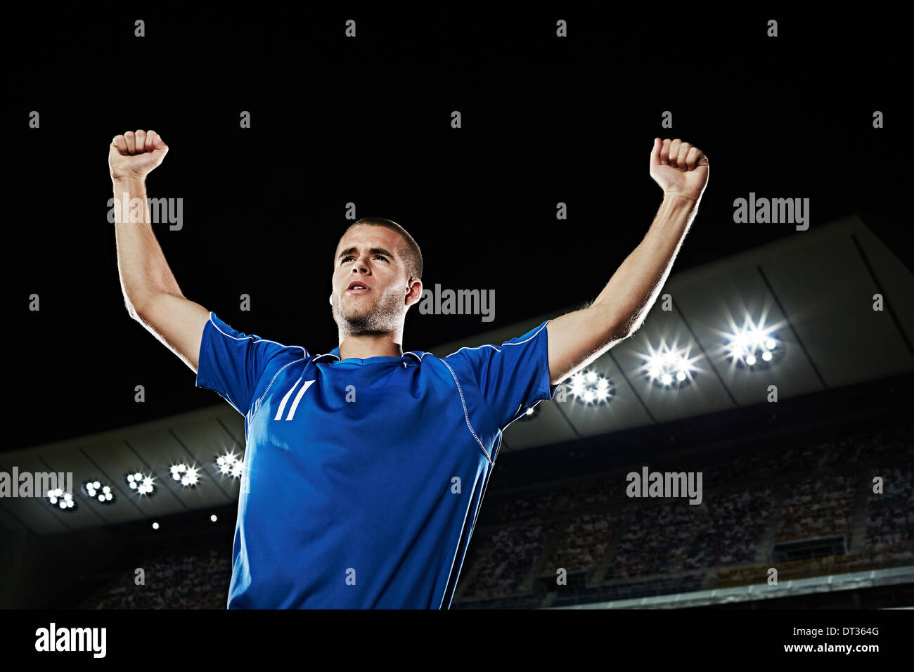 Sports stadium soccer goal hi-res stock photography and images - Alamy