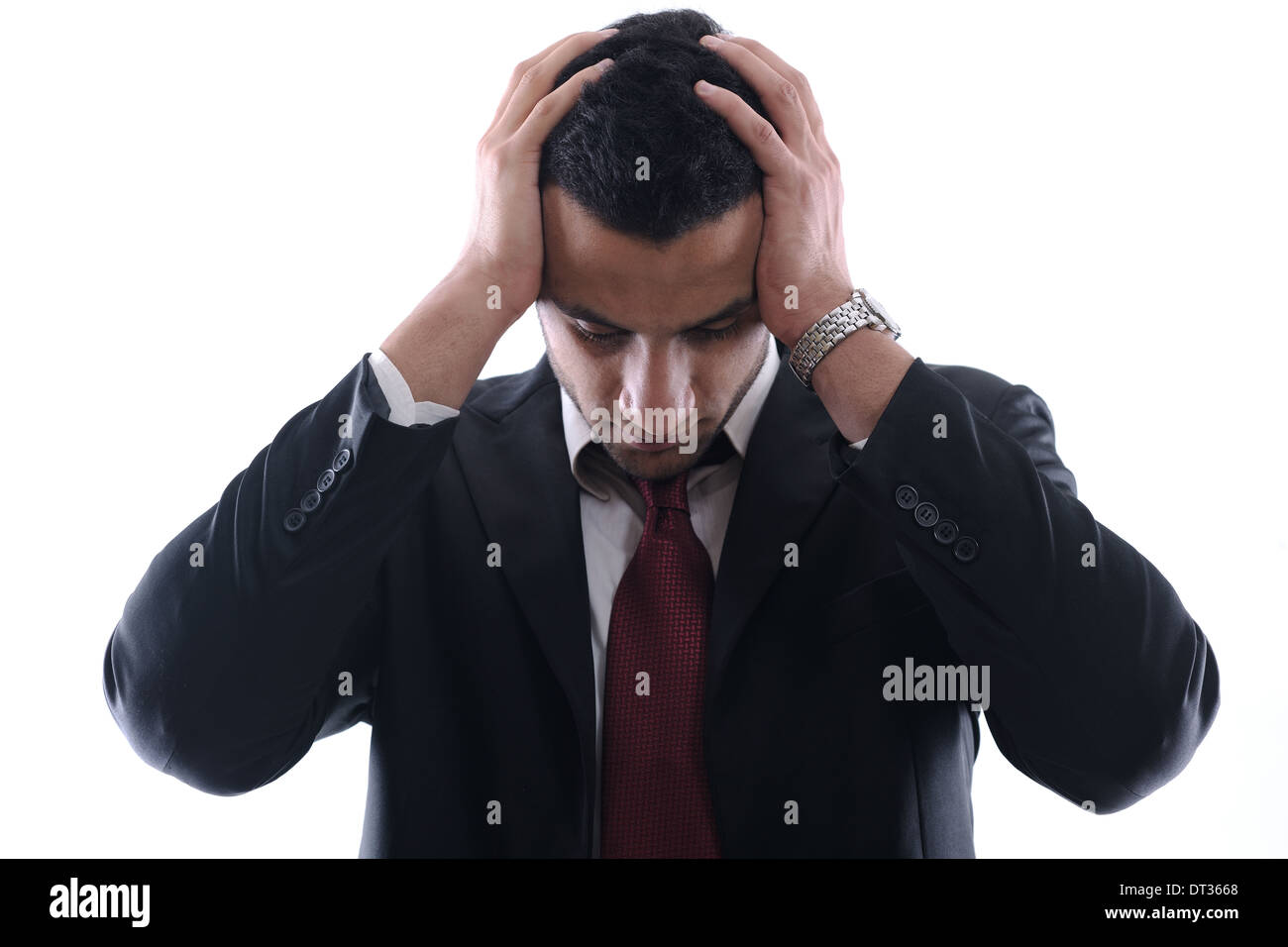 depressed business man Stock Photo - Alamy