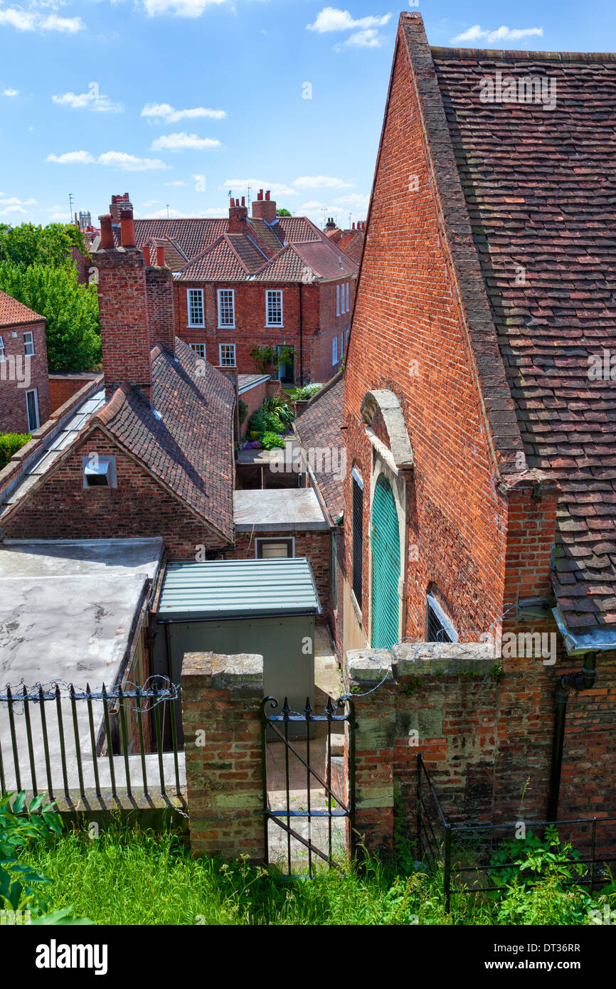 Residential area of York, a city in North Yorkshire, England Stock ...