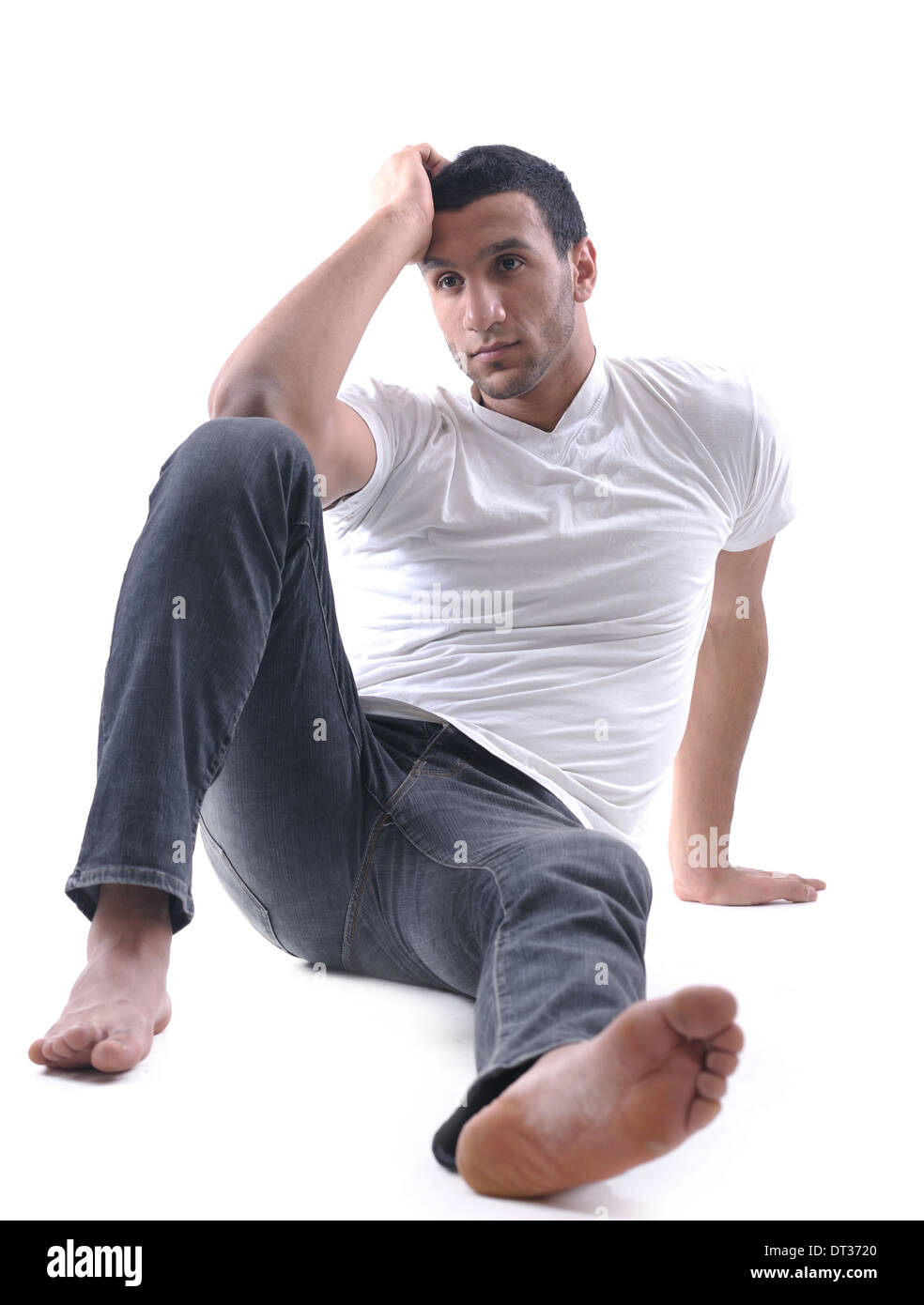 portrait of relaxed young man Stock Photo - Alamy portrait of relaxed young man Stock Photo - Alamy