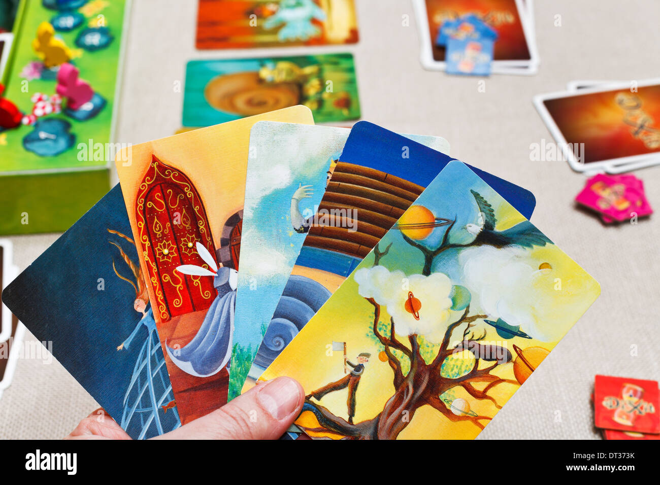 Dixit game cards Stock Photo - Alamy