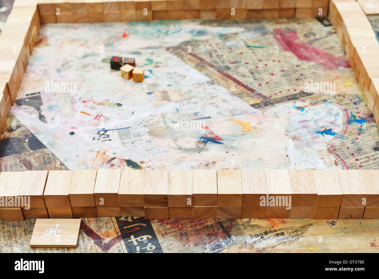 Mahjong tiles wall hi-res stock photography and images - Alamy