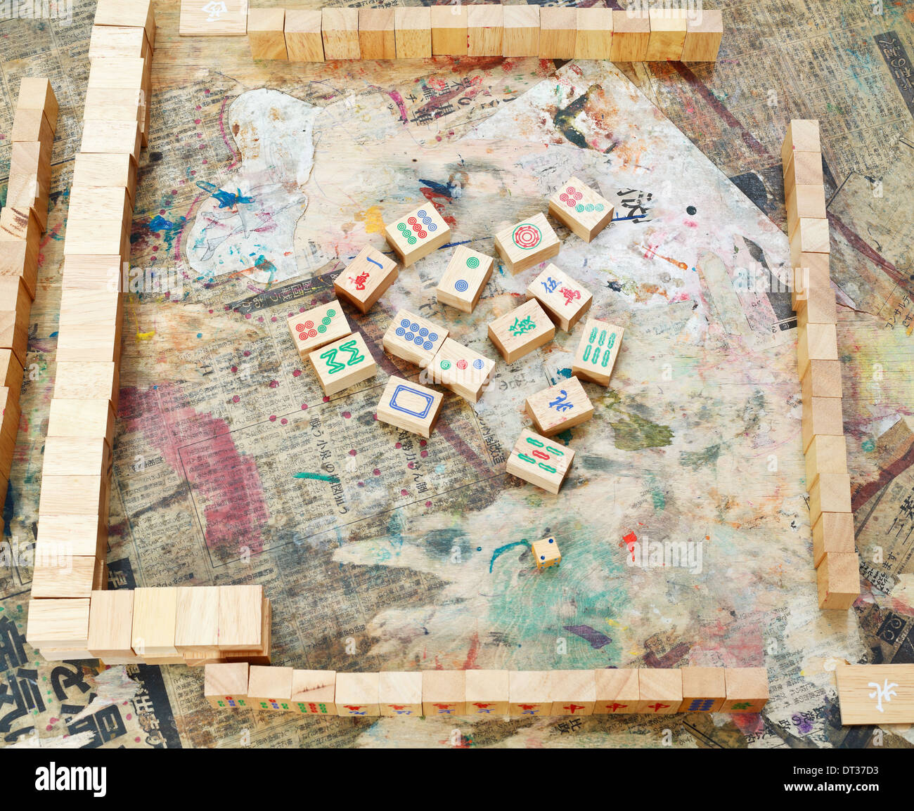 Mahjong tiles wall hi-res stock photography and images - Alamy