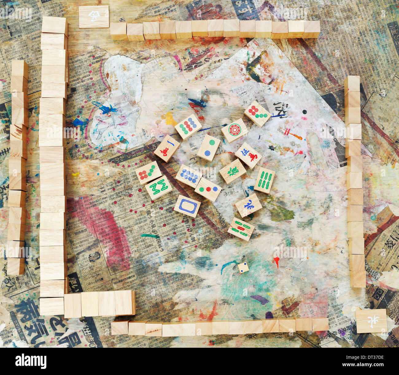 Mahjong board hi-res stock photography and images - Alamy