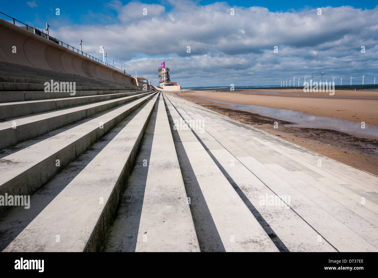 Redcar new sea defences Redcar and Cleveland Stock Photo - Alamy