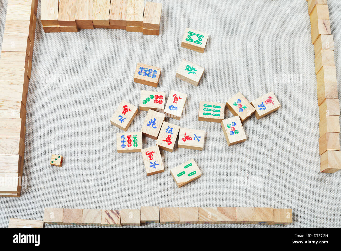 Mahjong tiles wall hi-res stock photography and images - Alamy
