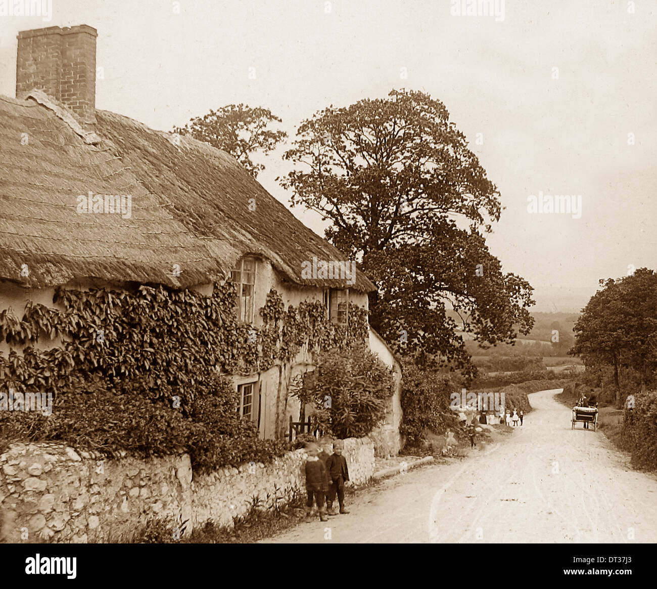 Blackpool Devon Victorian period Stock Photo - Alamy