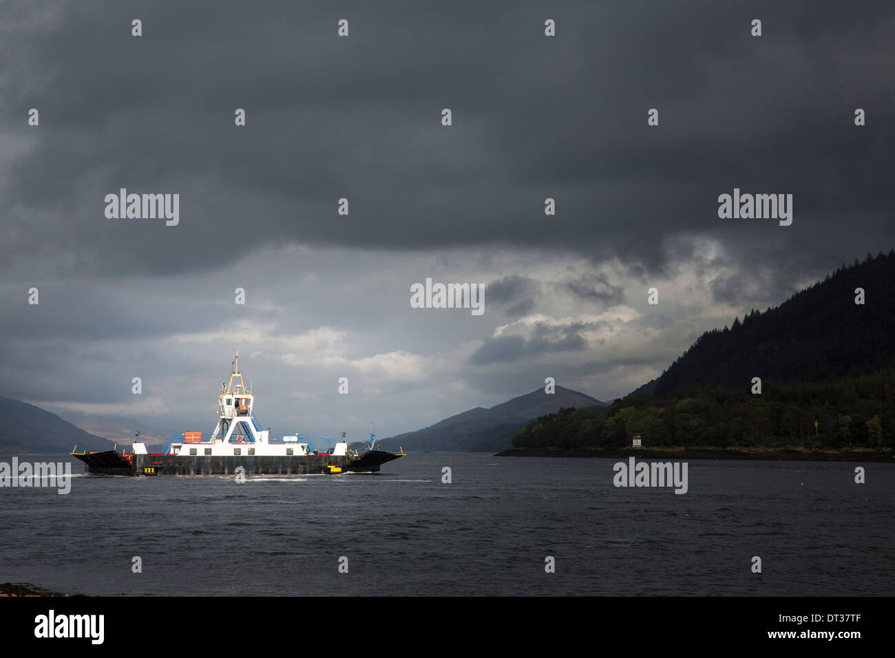 The Corran ferry, Ardgour, Scotland Stock Photo - Alamy