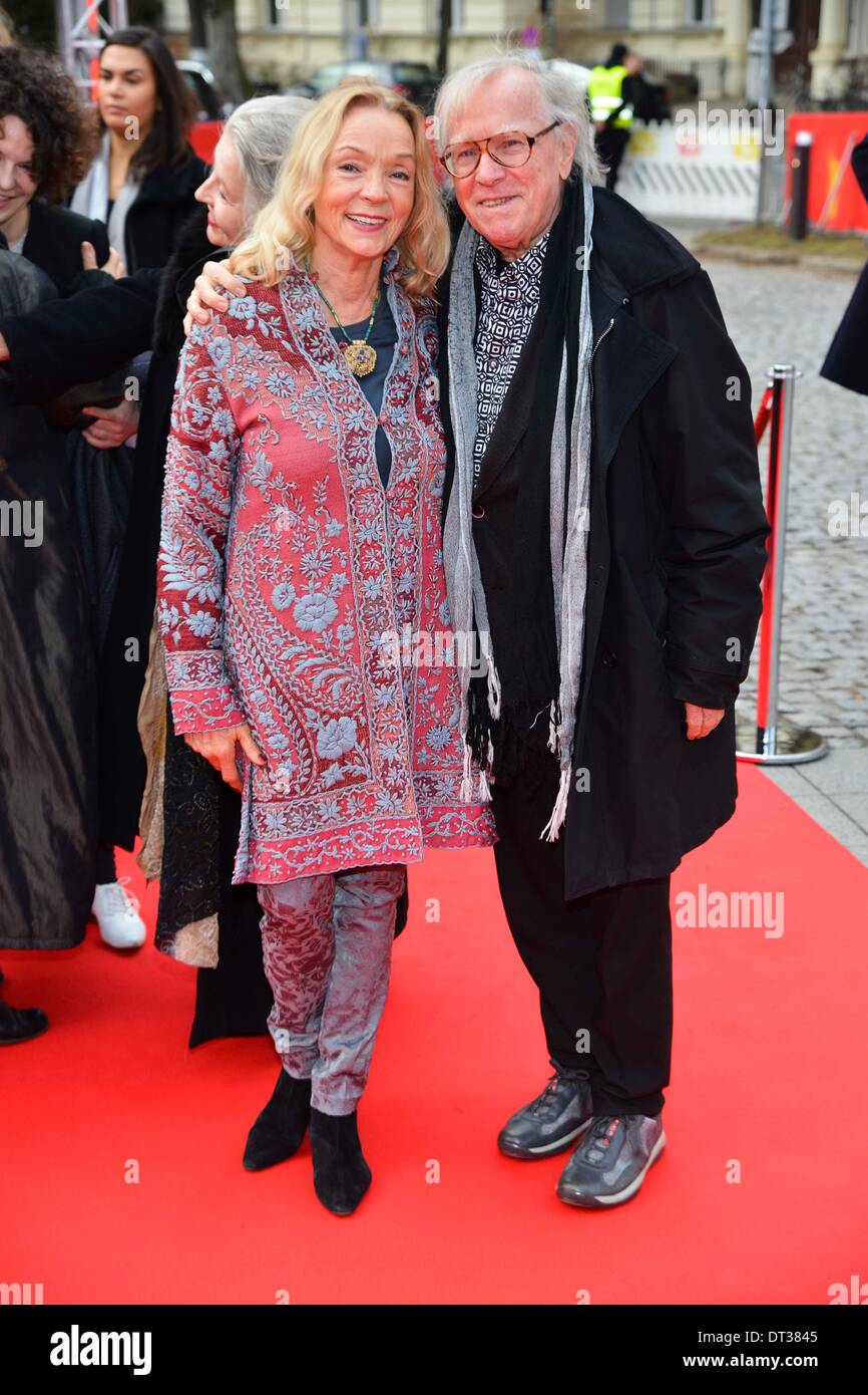 Berlin, Germany. 07th Feb, 2014. Klaus Doldinger and wife Inge the ...
